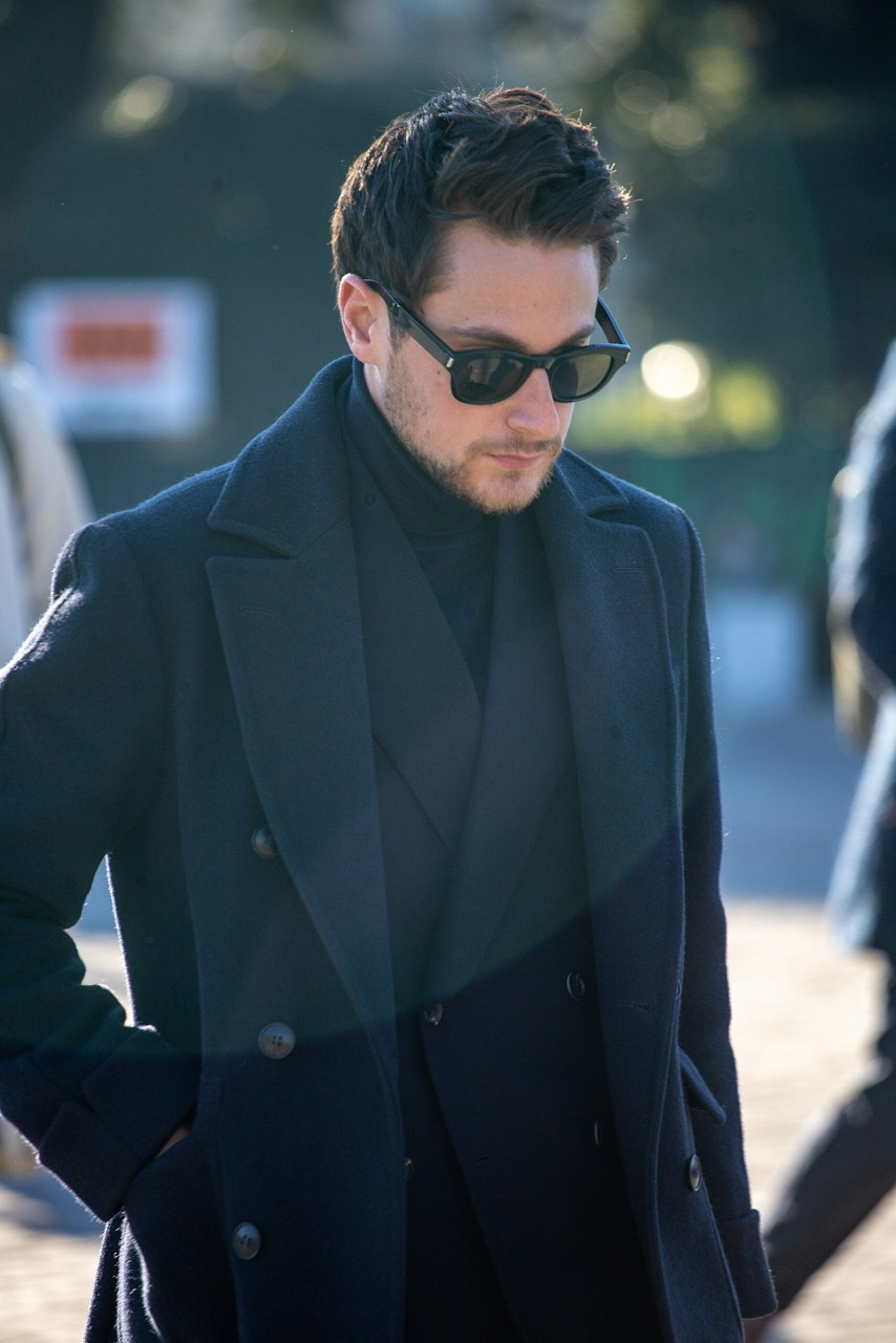 Alex Pirounis of Anglo-Italian at Pitti Uomo 97 January 2020 – Menswear ...