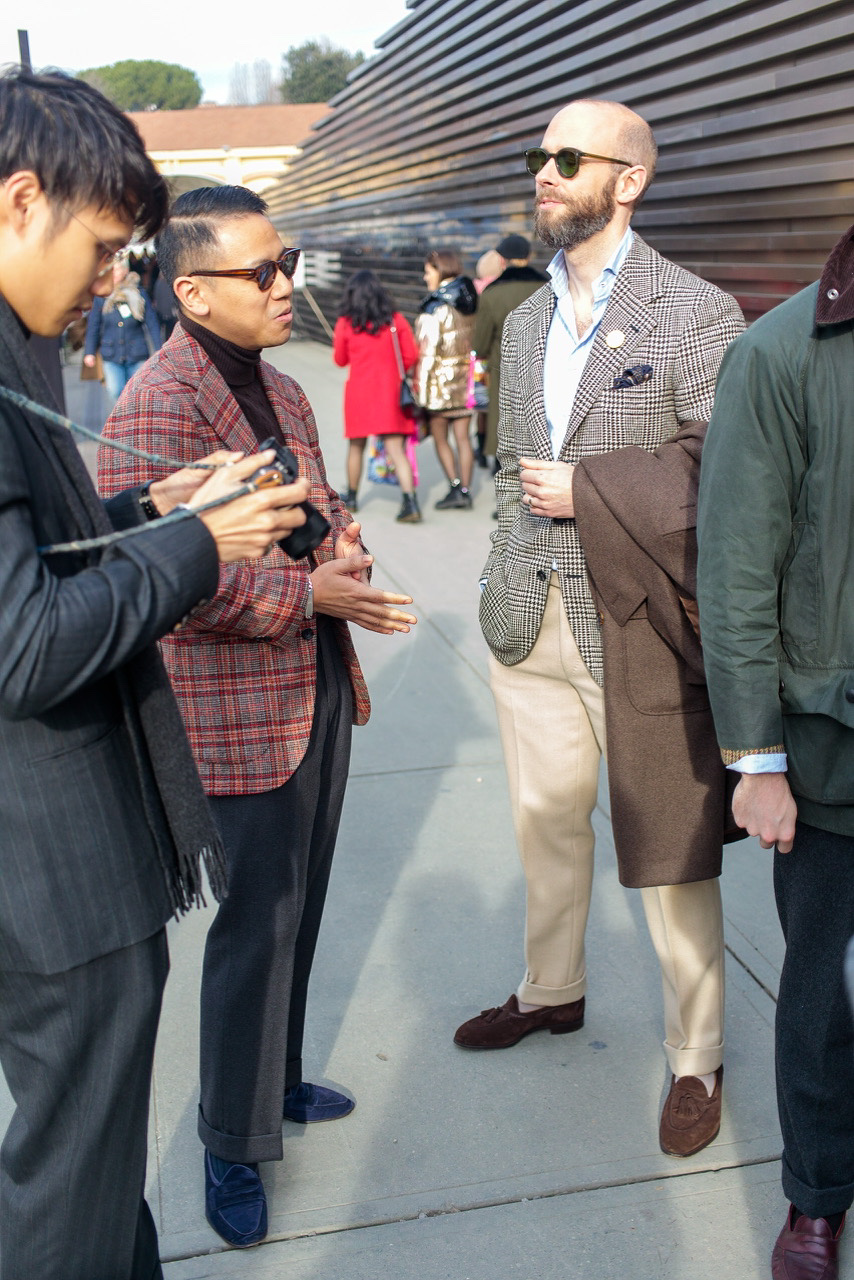 Simon Crompton of Permanent Style at Pitti 97 - Menswear Musings