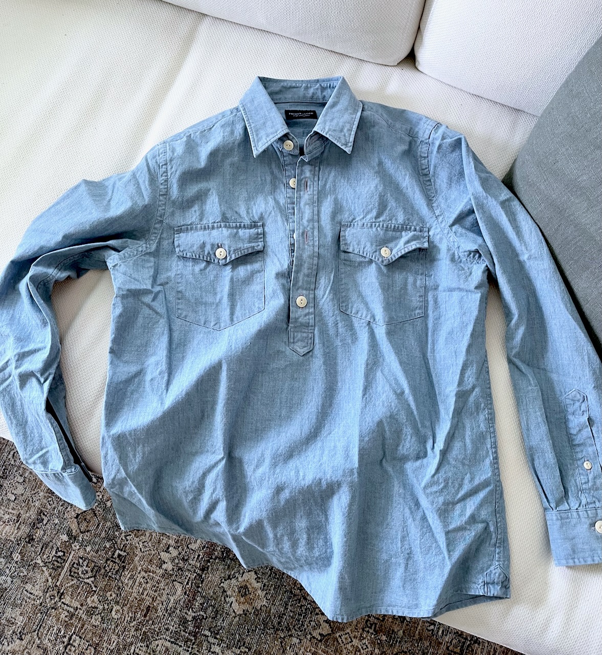 Proper Cloth Washed Chambray For My Wife - Menswear Musings