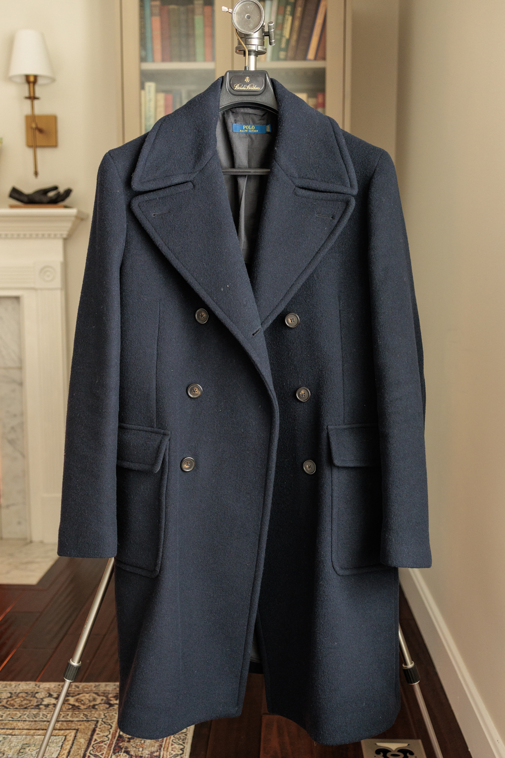 Navy Polo Ralph Lauren Ulster Coat—42R - Menswear Musings