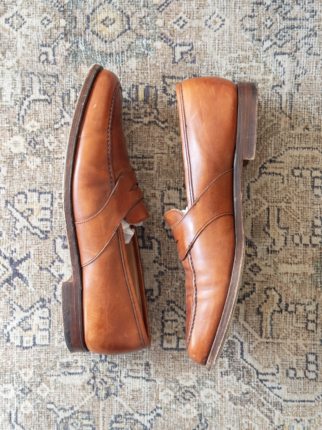 Peal & Co. (Crockett & Jones) Full Strap Penny Loafers, 10.5D ...